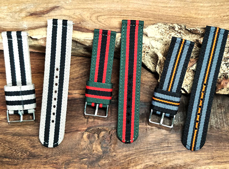 2-Piece RAF Nato Strap - Sun Leather Watch Straps Manufacturer